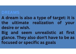 Dreams and goals .pdf presentation for ESL | PDF