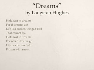 Dreams argument | PPT