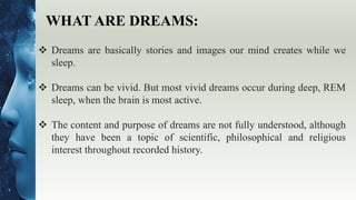mysterious world of dreams | PPTX