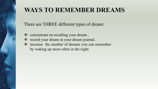 mysterious world of dreams | PPTX