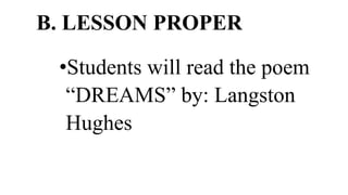 DREAMS BY LANGSTON HUGHES PPT.pptx