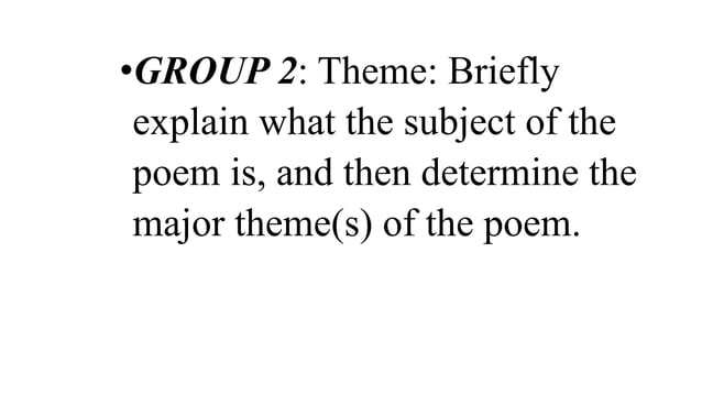 DREAMS BY LANGSTON HUGHES PPT.pptx | Poetry | Books and Literature