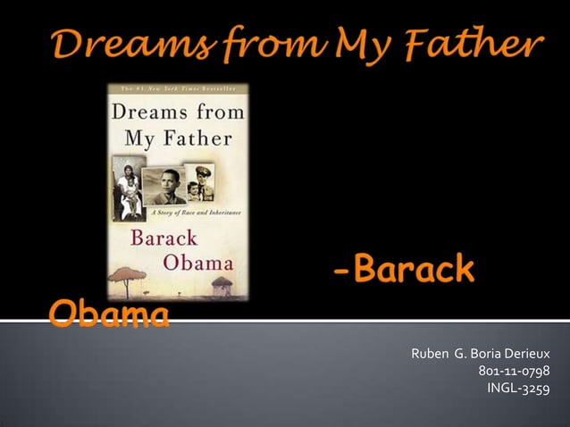 Dreams from my father | PPT