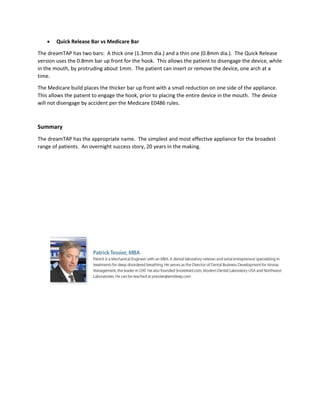 Dream tap - an engineer's prespective | PDF