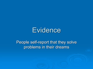 dream theory.ppt