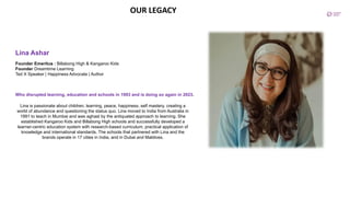 Lina Ashar, Founder - Dreamtime Learning | PDF