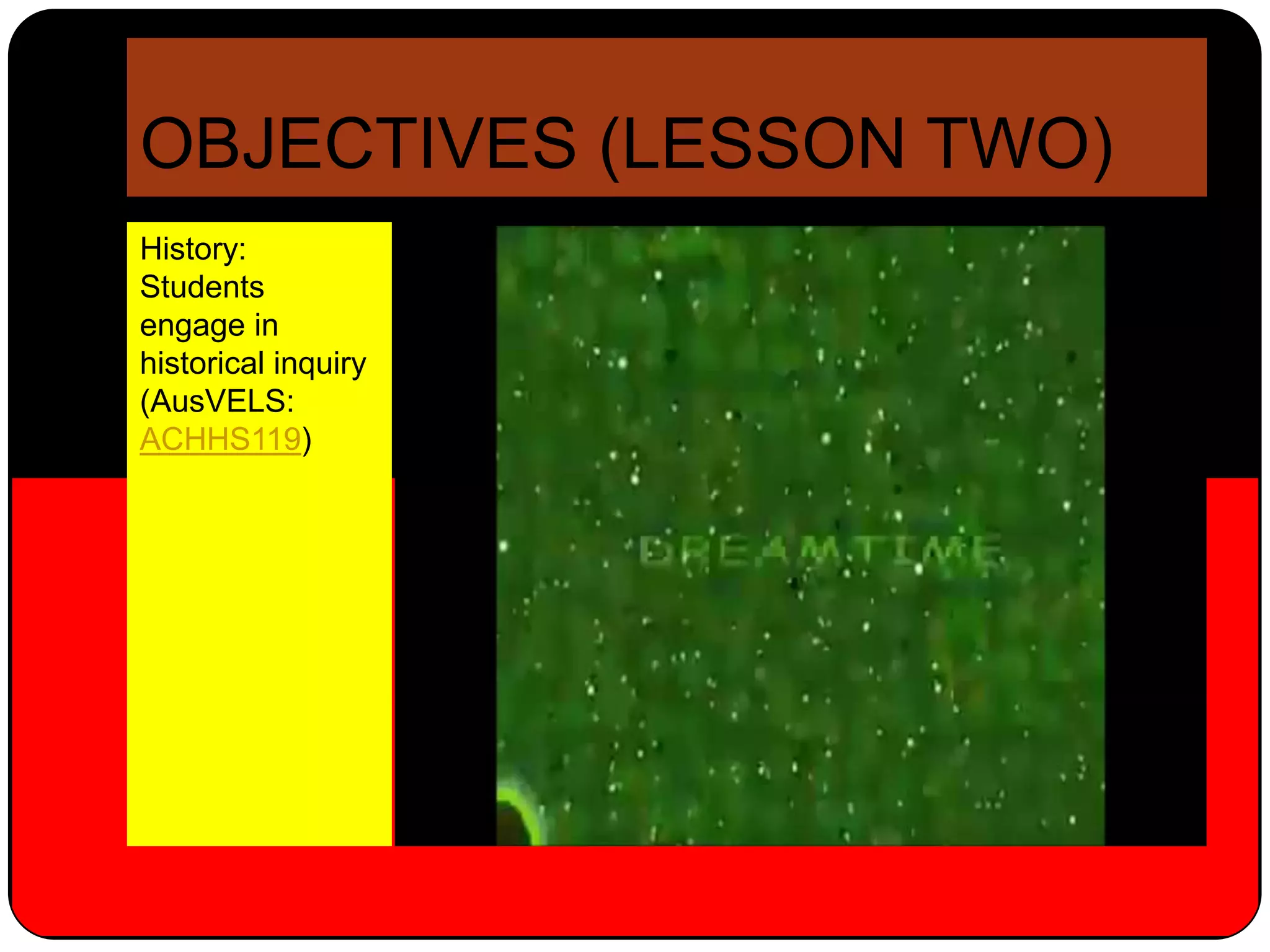 Dreamtime presentation | PPTX