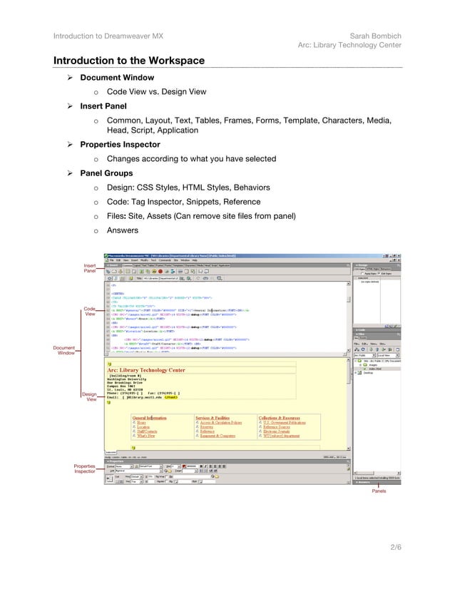 Introduction to Dreamweaver | PDF