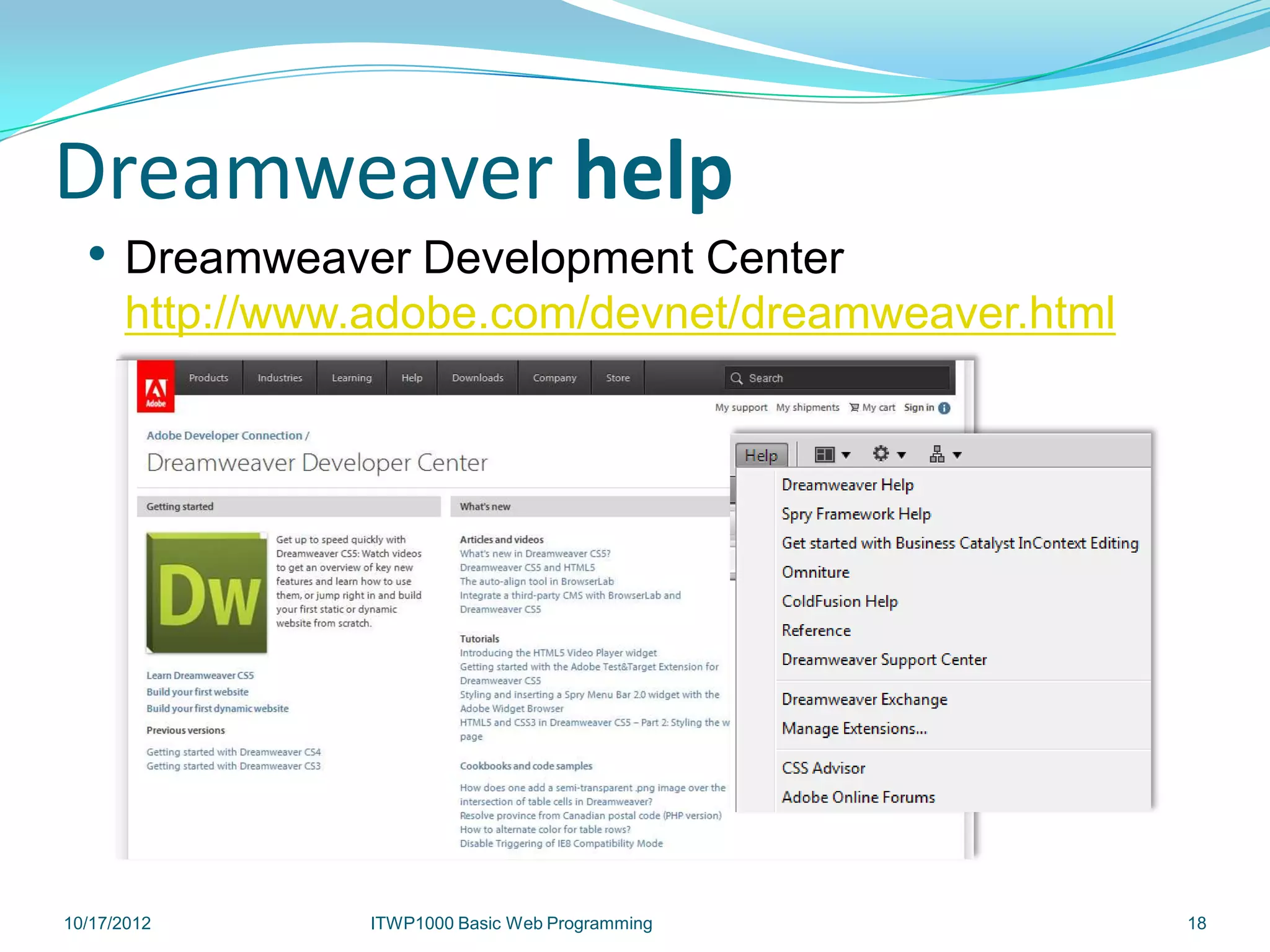 Dreamweaver | PPTX
