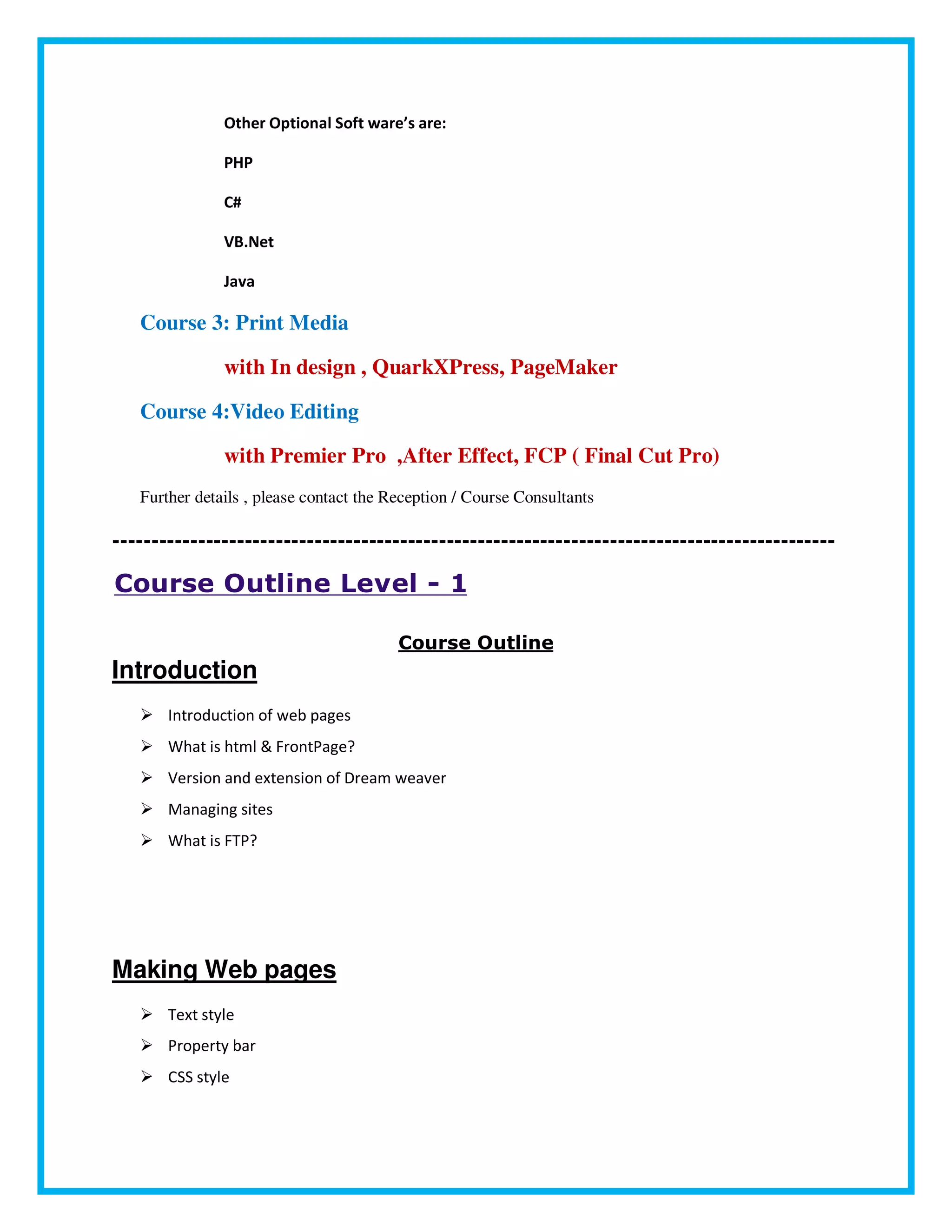 Dream weaver brochure | PDF