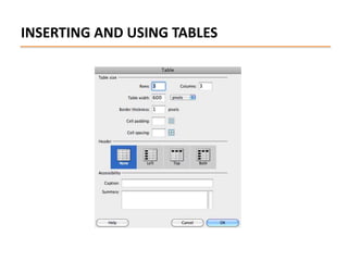 Dreamweaver cs6 | PPTX