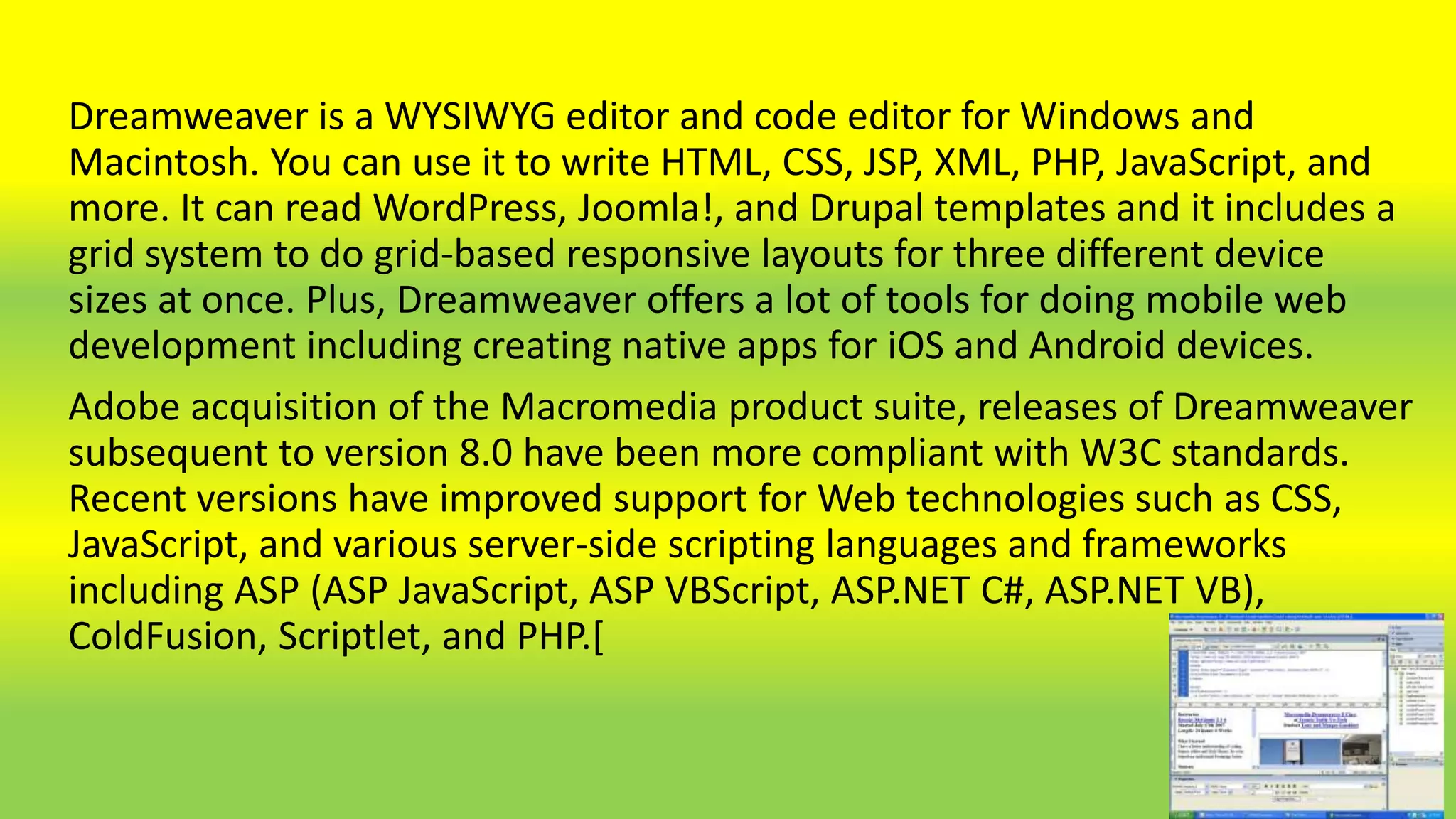 Dreamweawer | PPTX