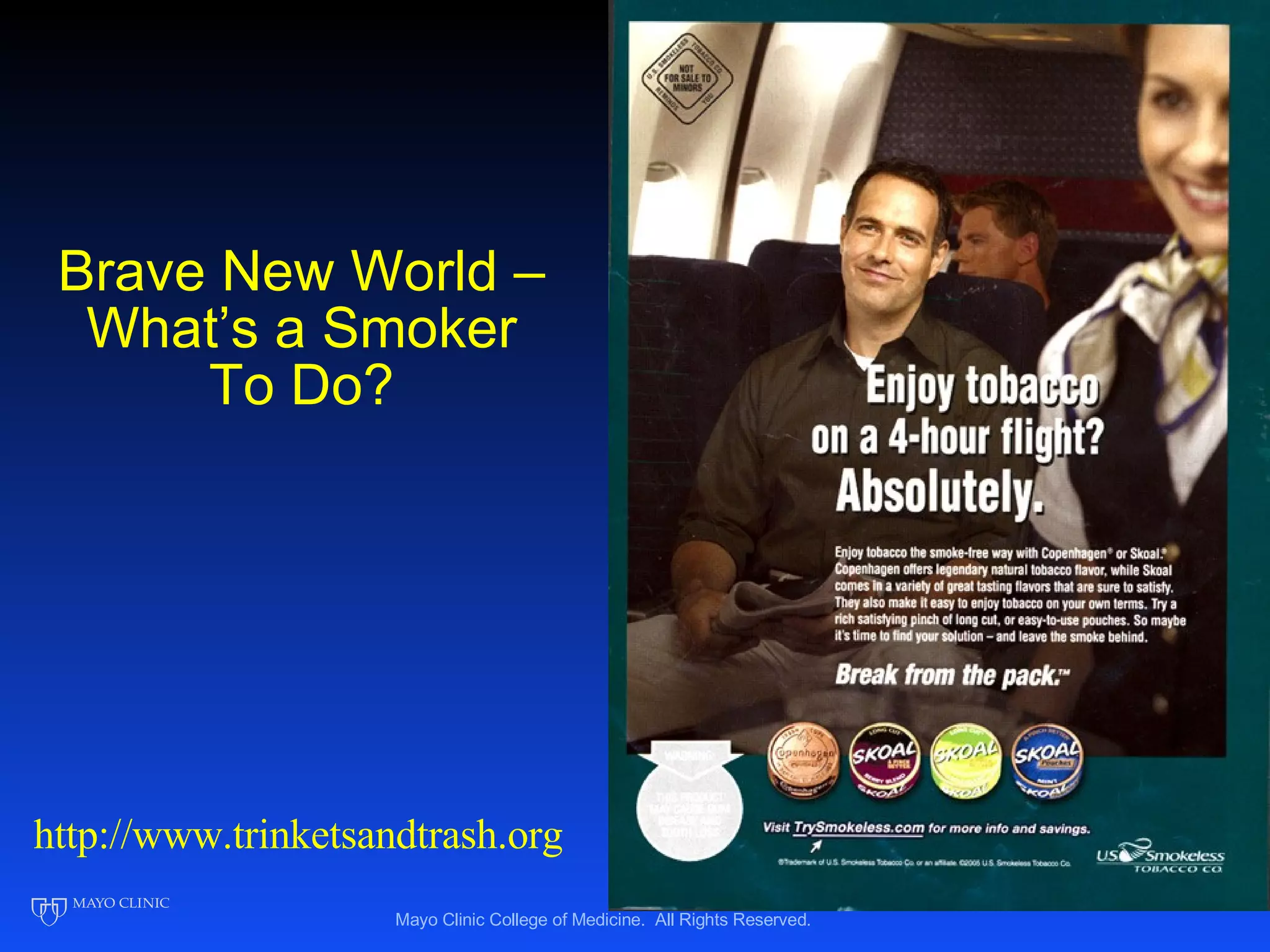 Dr. Ebbert Spit Tobacco Presentation | PPT