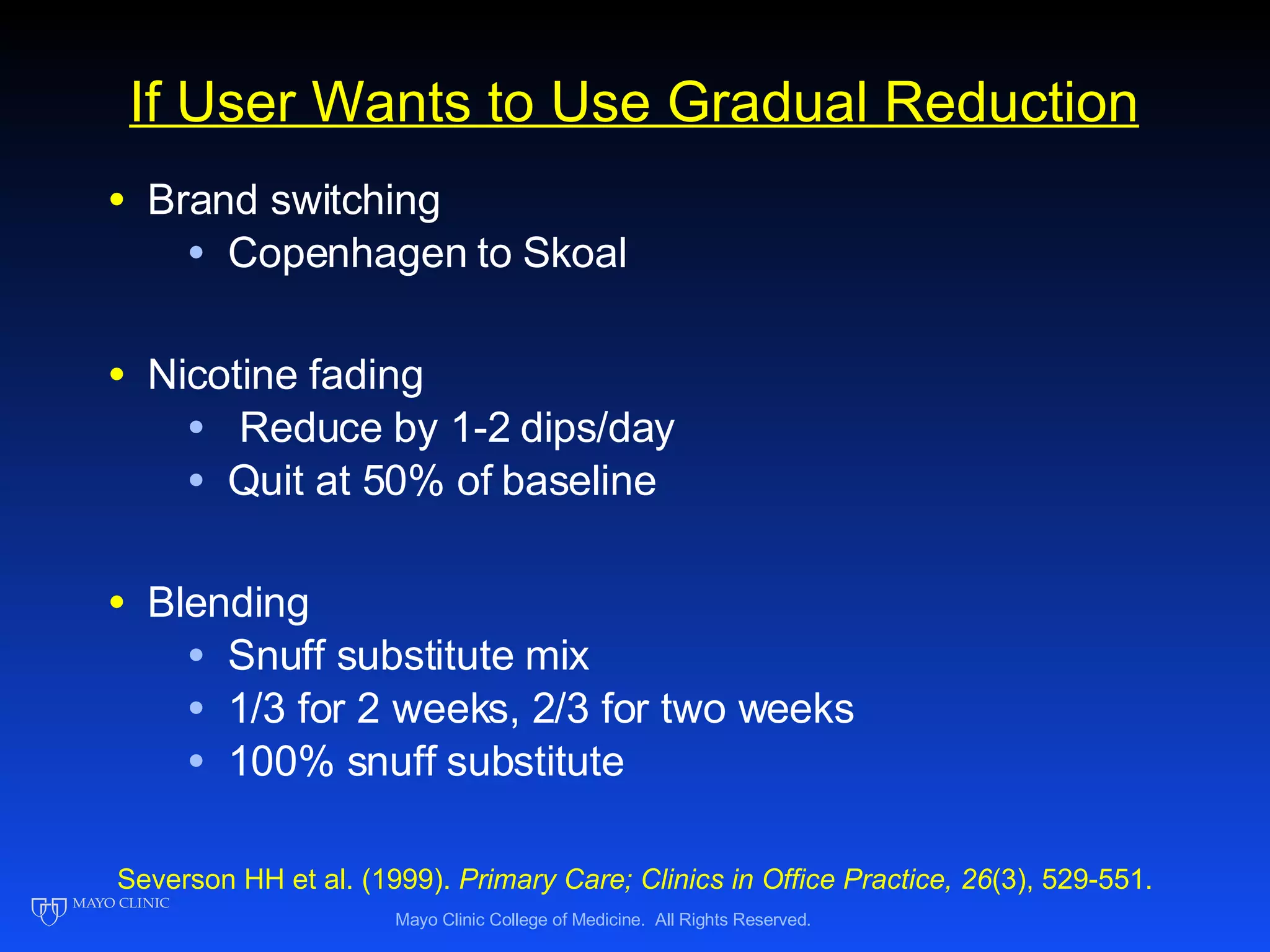 Dr. Ebbert Spit Tobacco Presentation | PPT