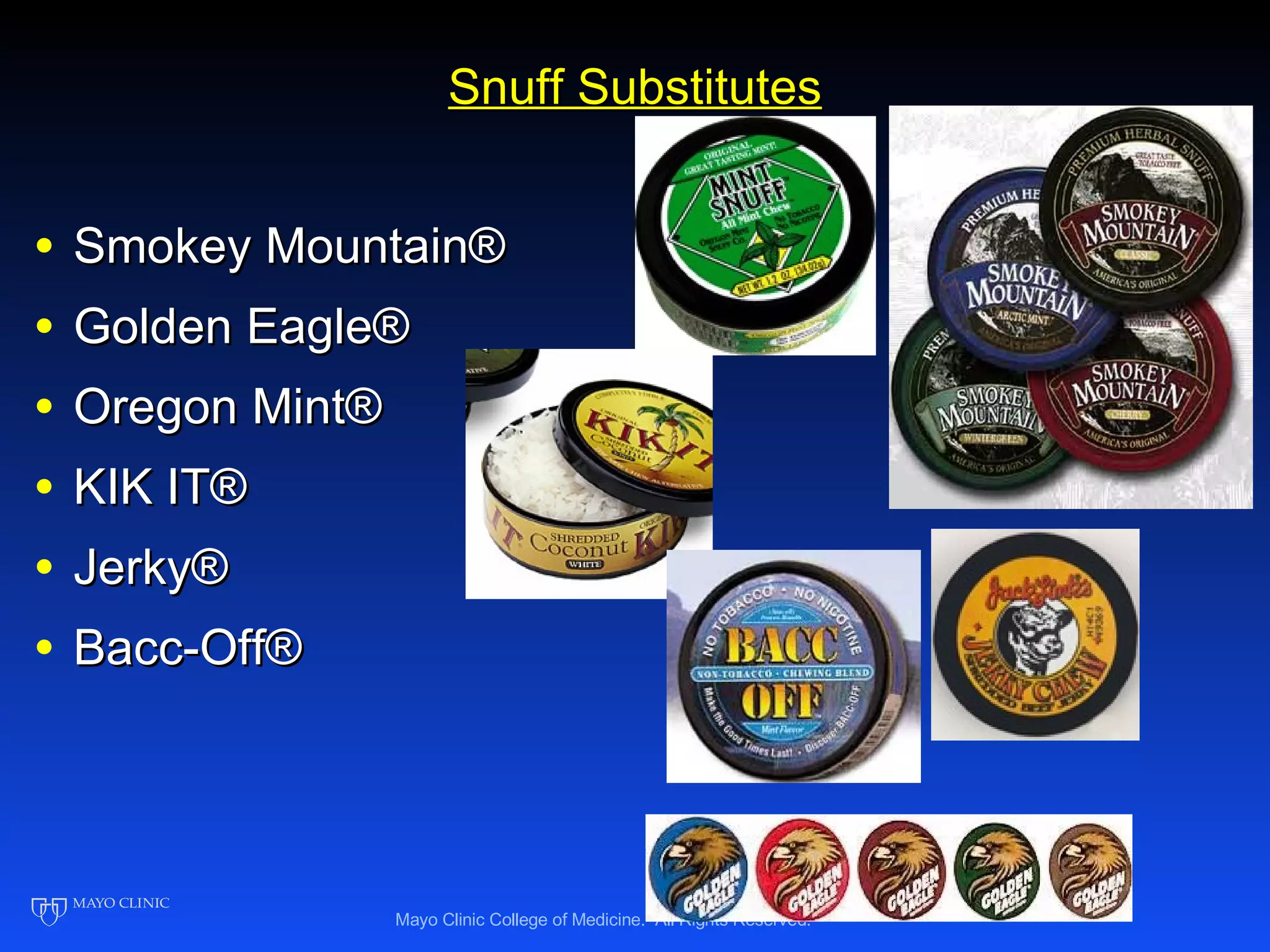 Dr. Ebbert Spit Tobacco Presentation | PPT