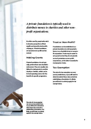 Philanthropy: Establishing a Private Foundation | PDF