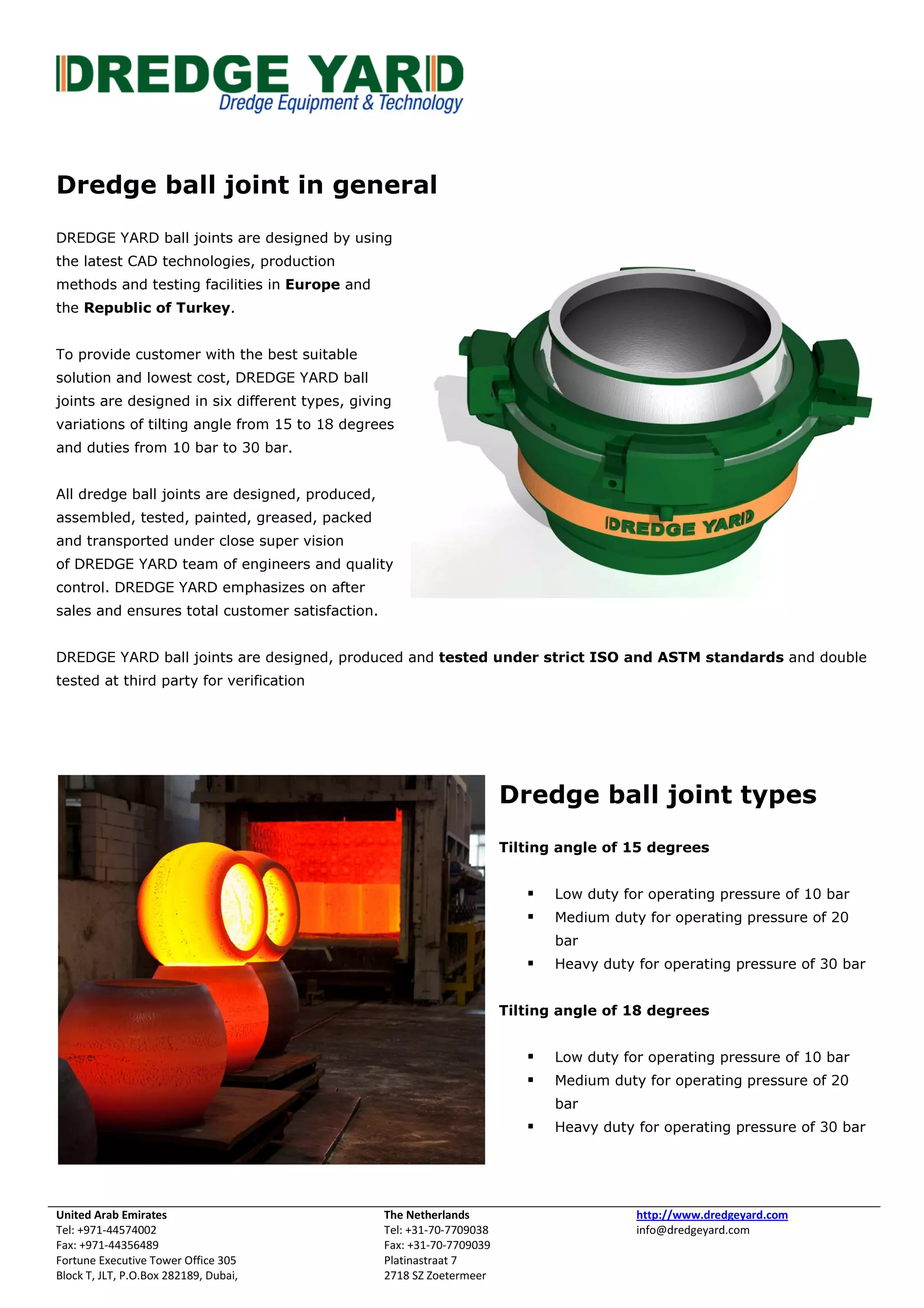 Dredge ball-joint-brochure | PDF