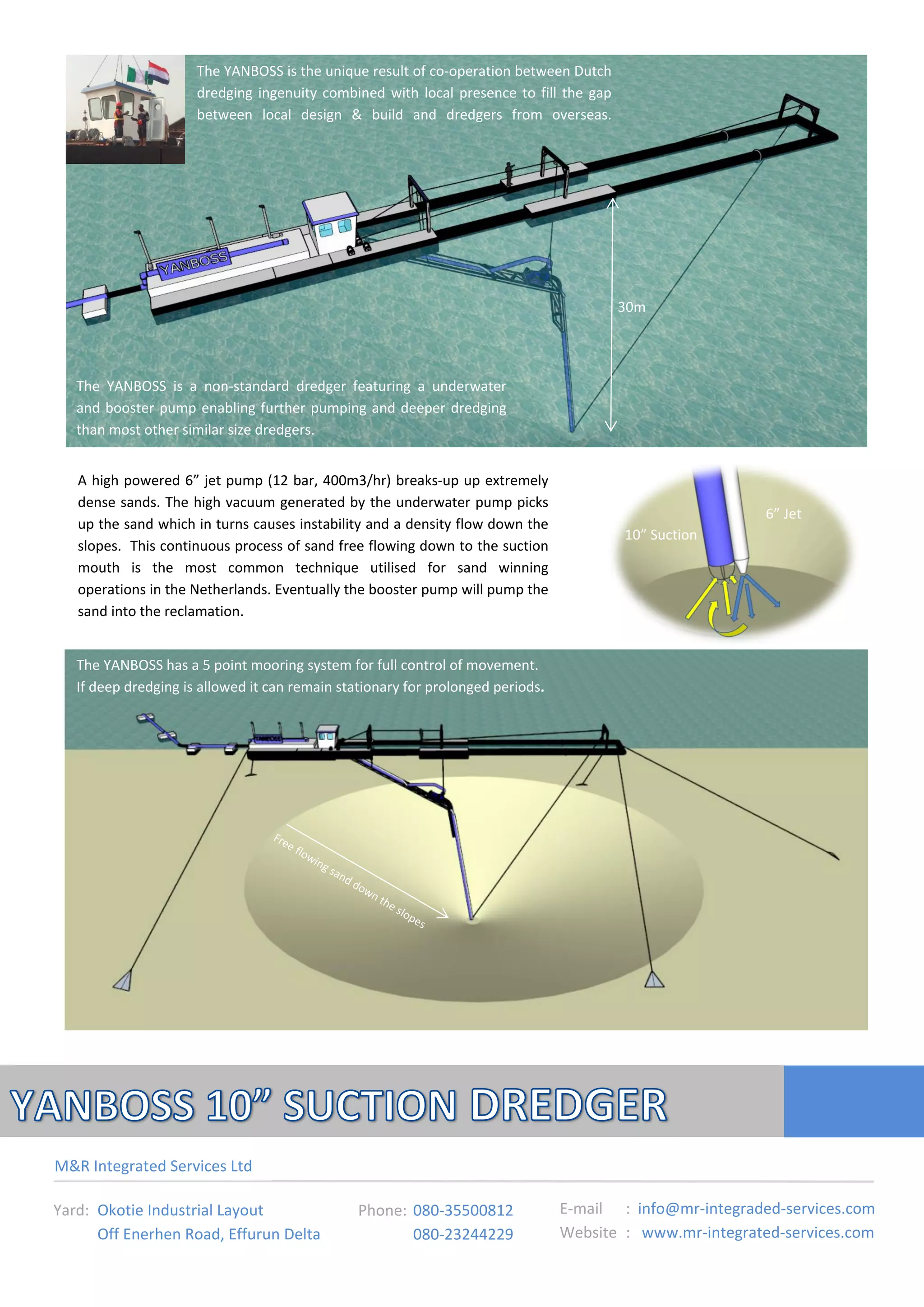 Dredger specification sheet yanboss | PDF