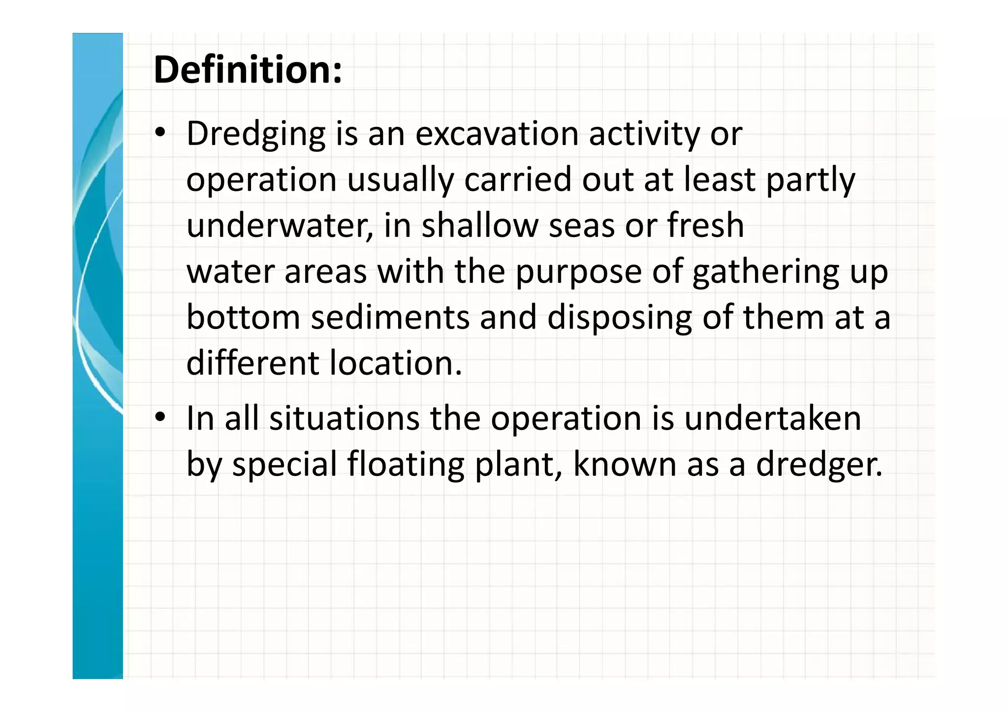 Dredging equipment | PDF