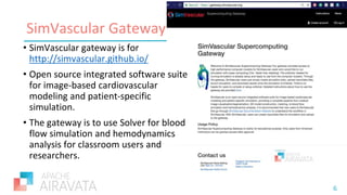 dREG & SimVascular-Gateways-ECSS-Presentation | PPT