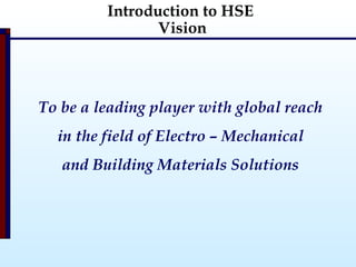 HSE Draft Presentation | PPT