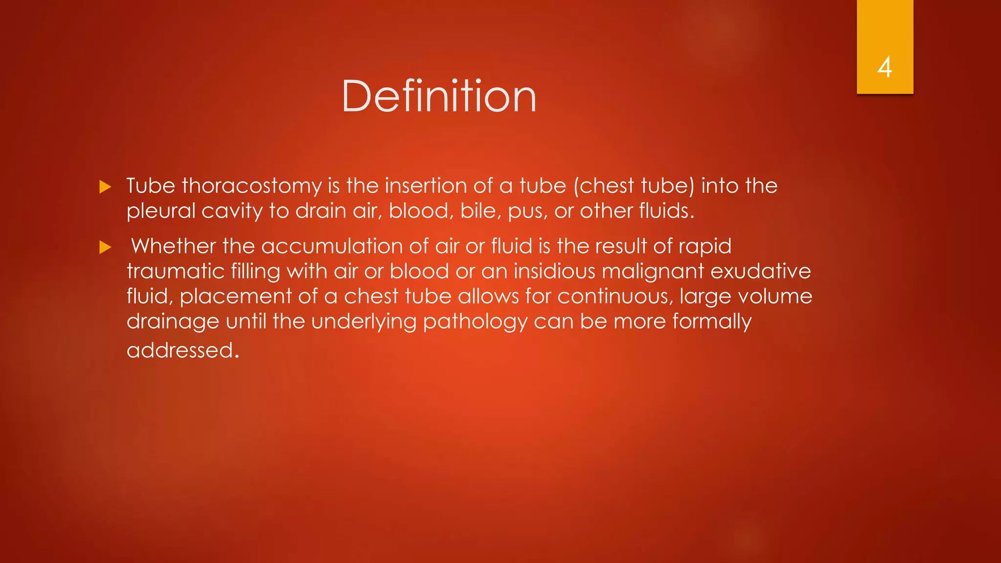 Tube Thoracostomy DR ELLAHI BAKHSH | PPTX