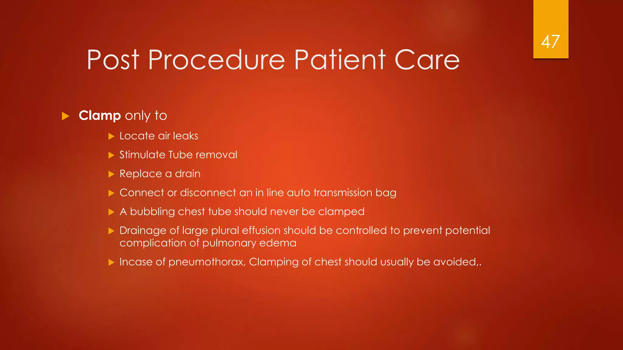 Tube Thoracostomy DR ELLAHI BAKHSH | PPTX
