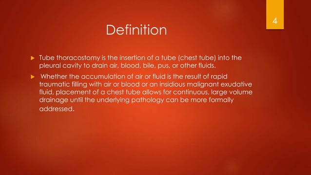 Tube Thoracostomy DR ELLAHI BAKHSH | PPTX | Lung and Respiratory Health ...