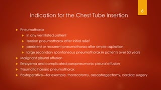 Tube Thoracostomy DR ELLAHI BAKHSH | PPTX