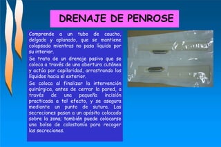 TEMA: DRENAJES QUIRÚRGICOS. (ppt - ppt) | PPTX