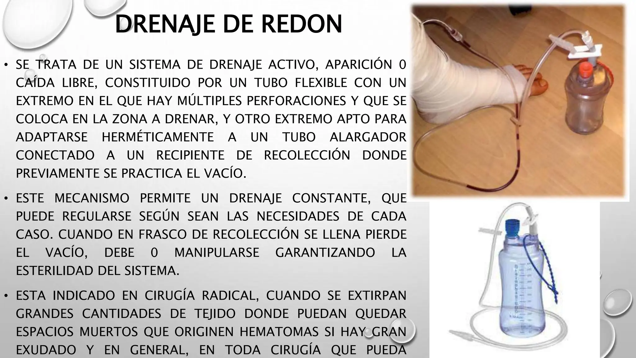 DRENAJES QUIRURGICOS, ENFERMERIA MEDICO QUIRURGICA | PPTX