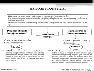 Drenaje transversal | PDF
