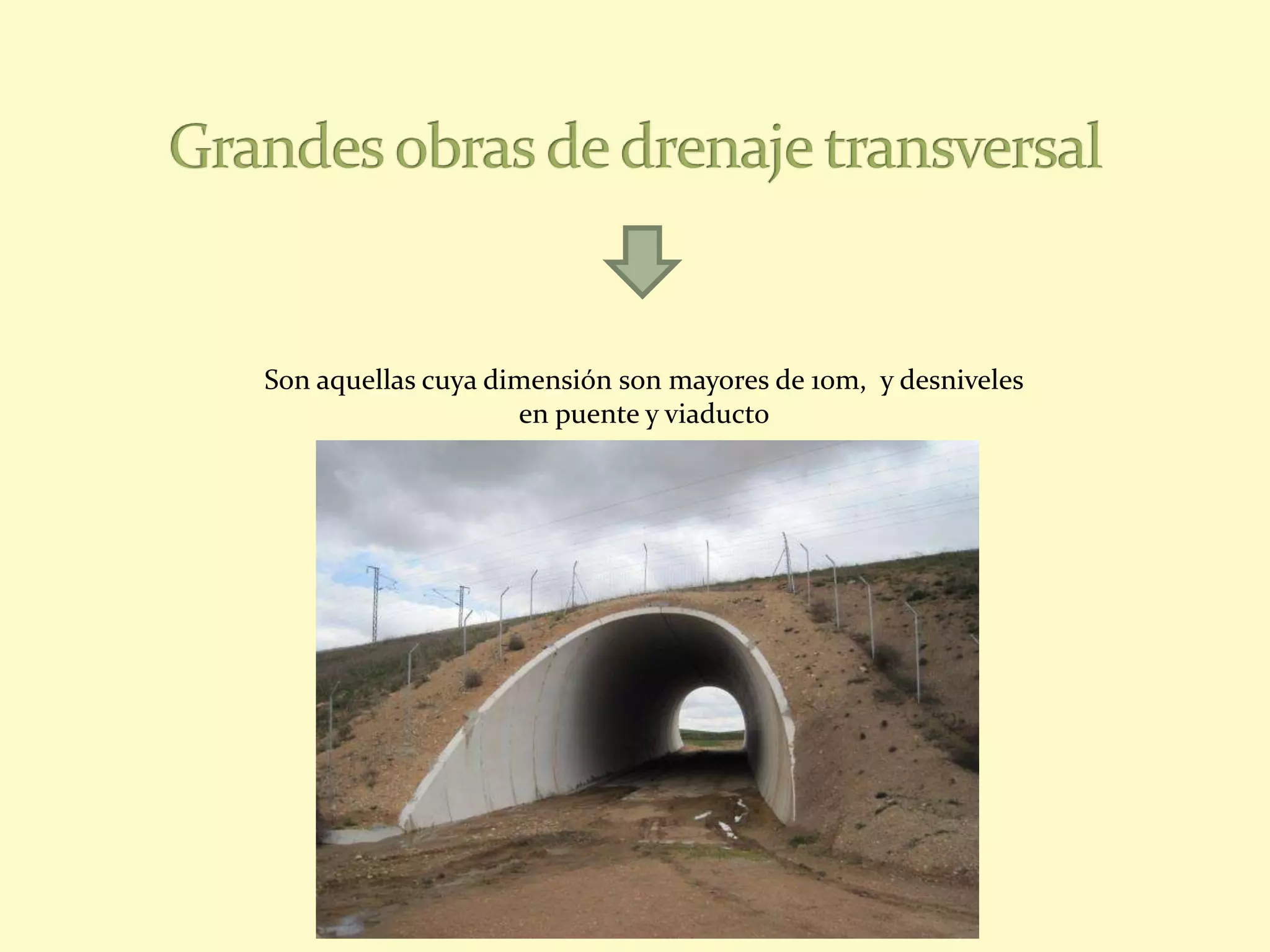 DRENAJES TRANSVERSALES Y PUENTES | PPTX