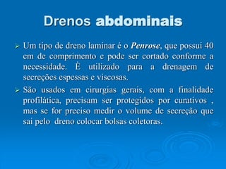 cuidados de enfermagem com drenos cirurgicos | PPT