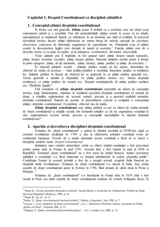 Dreptul constituţional ca disciplină ştiinţifică | PDF