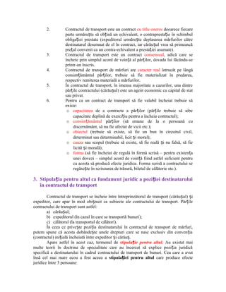 Dreptul transporturilor (rezumat) | DOC