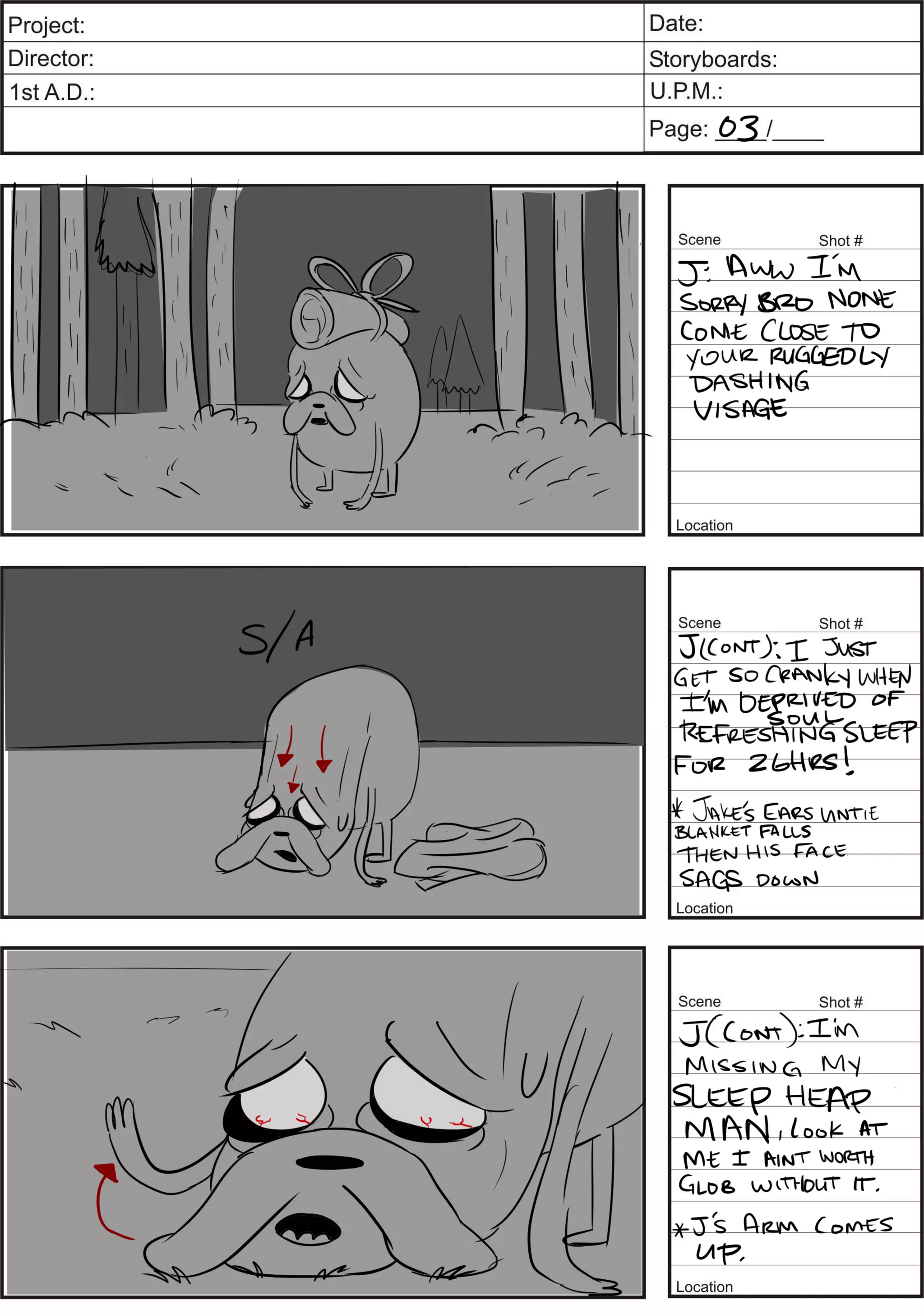 Adventure Time Storyboard | PDF