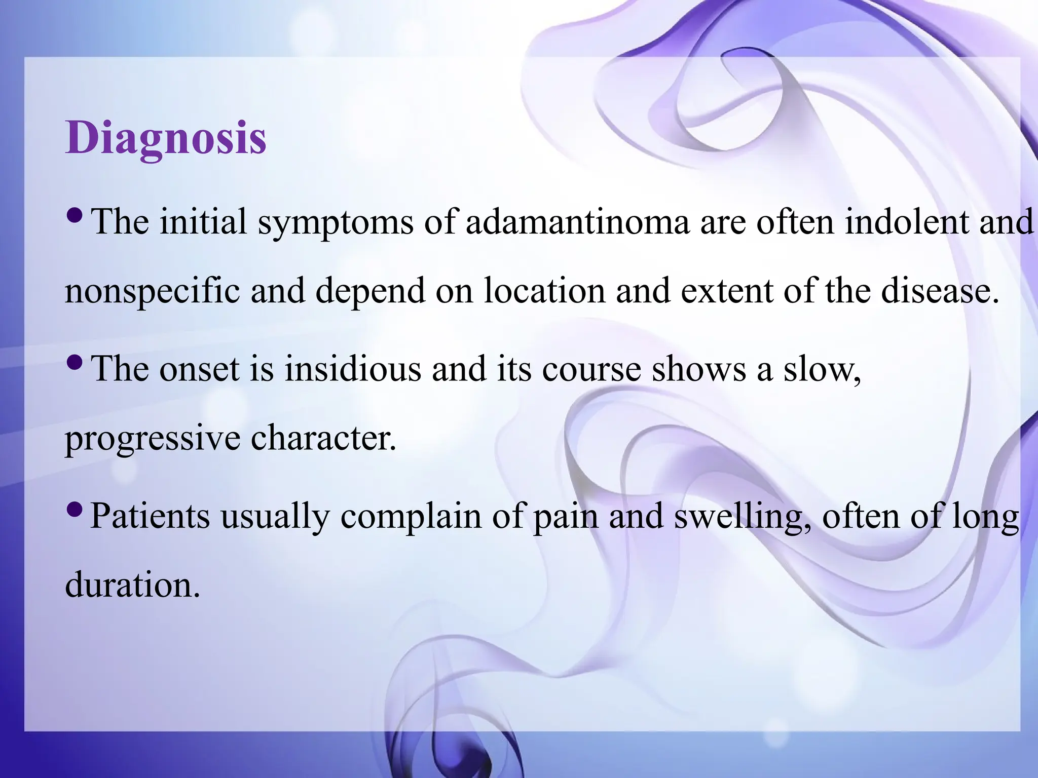 Adamatinoma of tibia primary of bone tumor | PPT