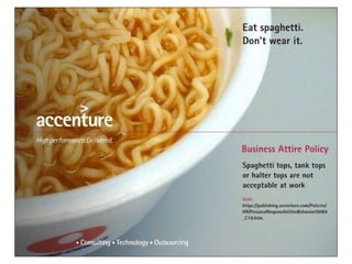 DressCode@ACCENTURE!!! | PPT
