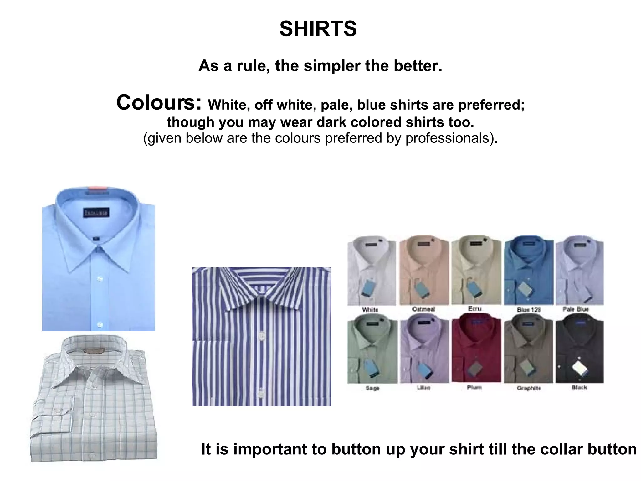 Dress Code Men & Women | PPT