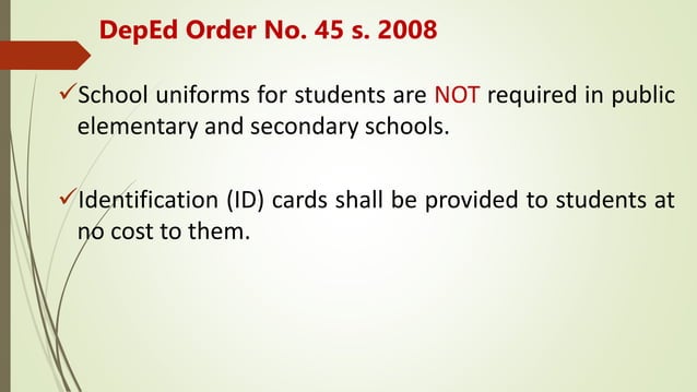 Dress Code in DepEd DepEd Memorandum No. 16, s. 2021 and CSC MC No. 19 ...