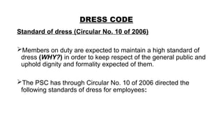 DRESS CODE for Classroom Facilitators.pptx