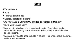 DRESS CODE for Classroom Facilitators.pptx