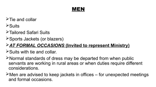 DRESS CODE for Classroom Facilitators.pptx