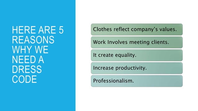Dress code at work palace | PPT