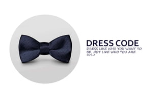 dress code for men | PPT