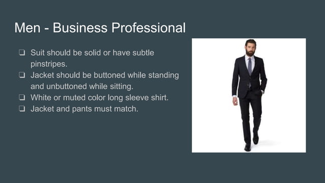 Dress Code Policies | PPTX | Women\'s Outerwear | Women\'s Clothing