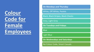 DressCode Policy hddhh hddg gdag hdahhh hfsgg | PPTX | Women\'s ...