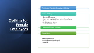 DressCode Policy hddhh hddg gdag hdahhh hfsgg | PPTX | Women\'s ...