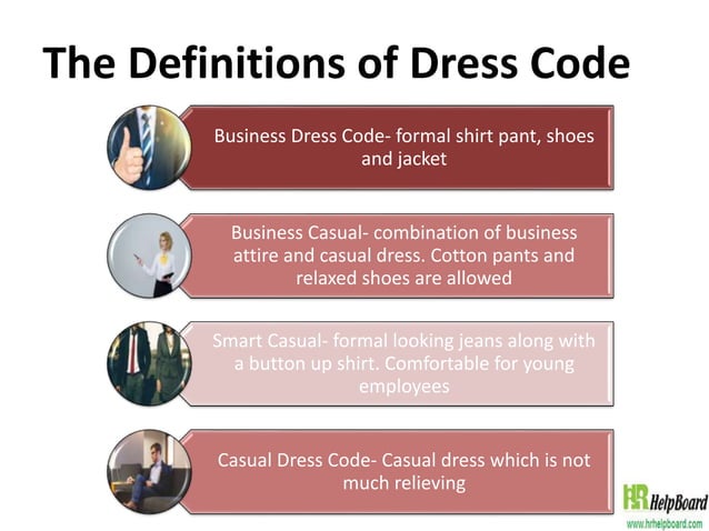 Sample Dress code policy hrhelpboard | PPTX
